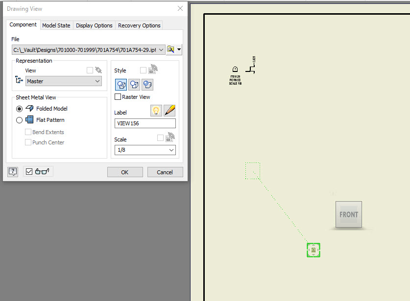Creating a Base View: No automatic placemment in the middle of the ...