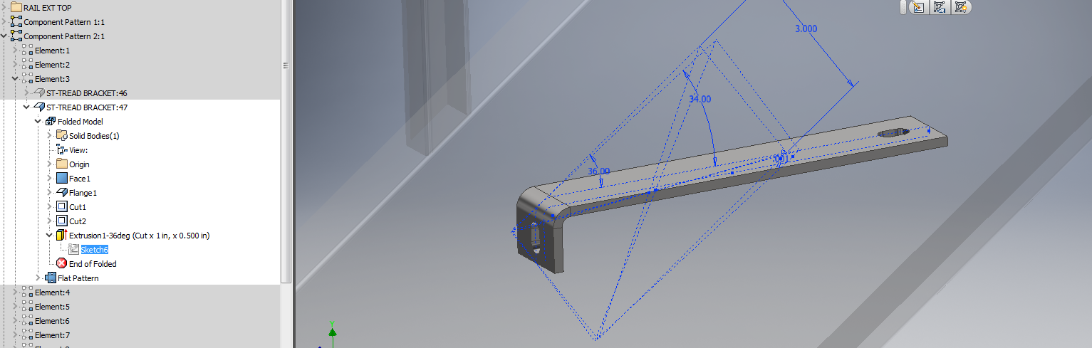 Dimension a part from reference line in inventor drawing - Autodesk Community