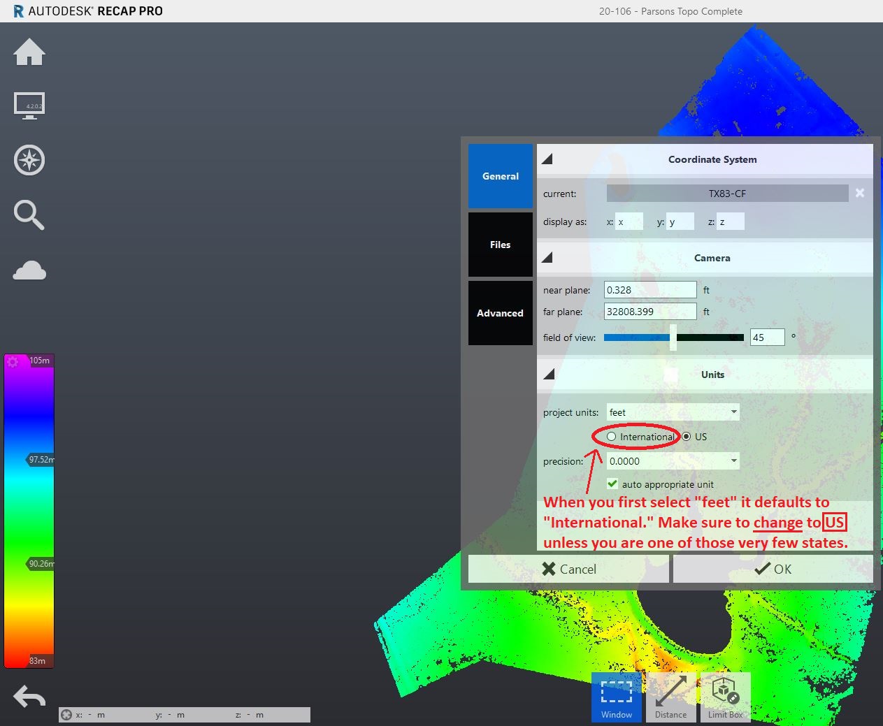 [CAUTION!] Unit Issues With ReCap .rcp Point Clouds - Autodesk Community