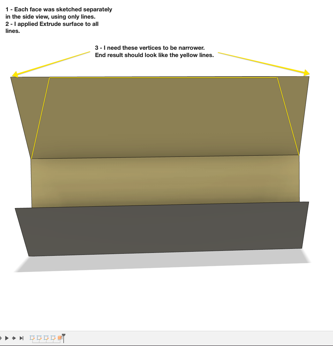 Solved: Best way to model this simple bracket? Beginner question ...