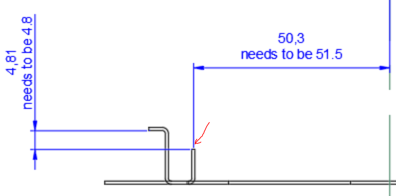 Solved: Please help with defining a sheet metal tab bend - Autodesk ...
