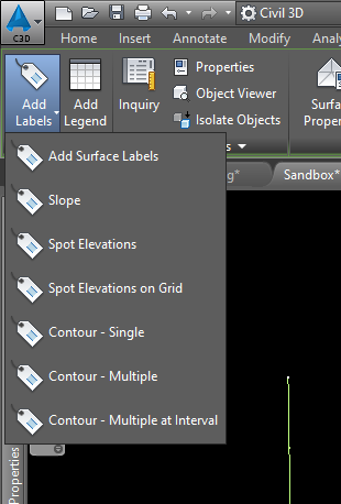 changing contour label styles - Autodesk Community
