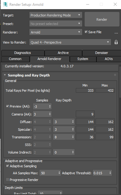 Indirect diffuse noise using Arnold GPU rendering - Autodesk Community