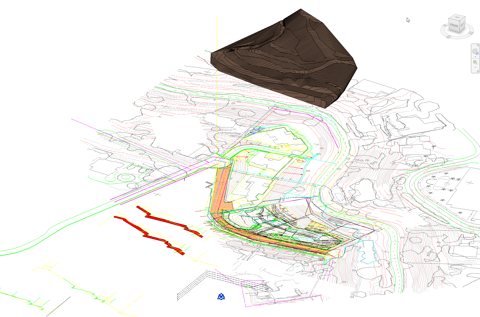 Solved Problem With Insert Link Cad Dwg File With Topography Survey Map Autodesk Community