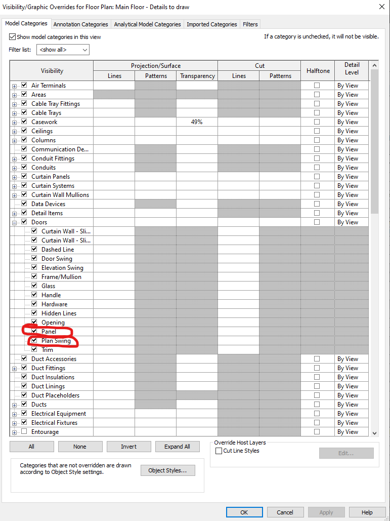 Solved: View Range Problem causing Door Swing to NOT Appear? - Autodesk Community