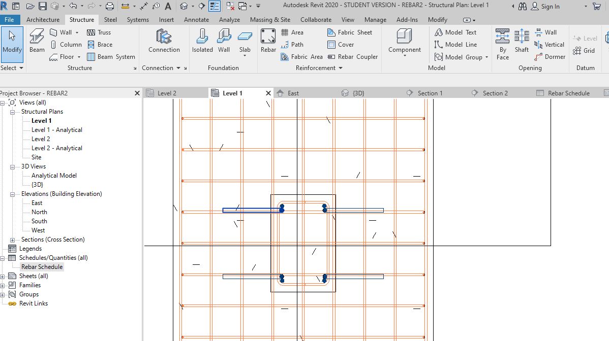 Solved: rebar set in columns (noob) - Autodesk Community