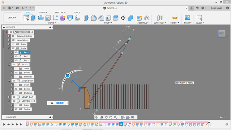 Solved: Multiple dependent joints, expressions/constarints and gravity - Autodesk Community