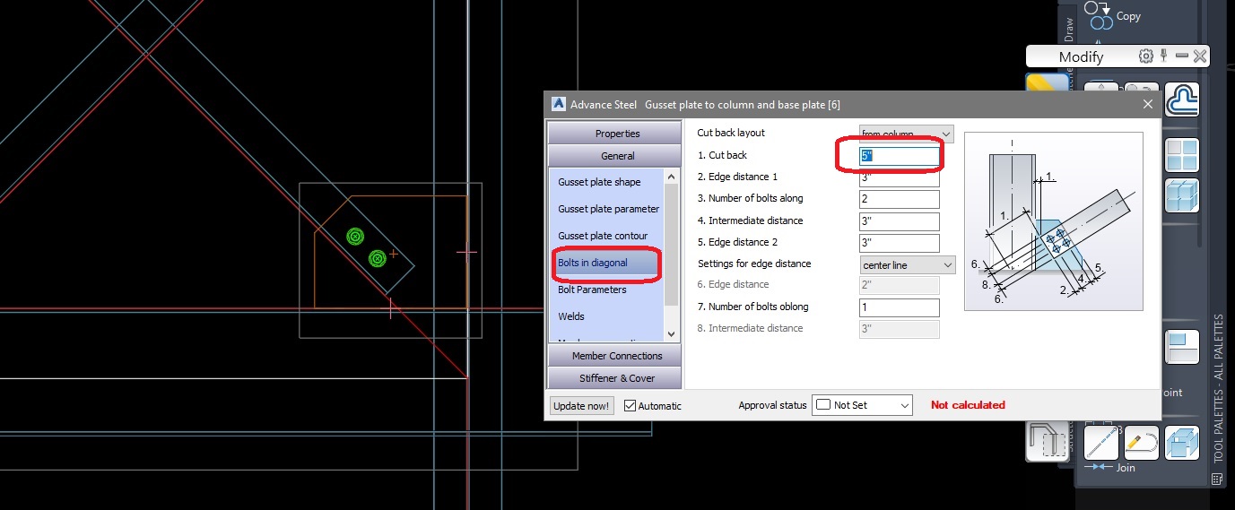Solved: Connecting vertical bracing angles to a column web and beam flange - Autodesk Community
