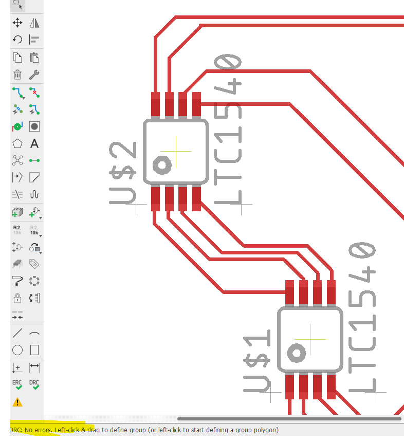 Solved: EAGLE PCB Layout DRC Clearance Error - Autodesk Community