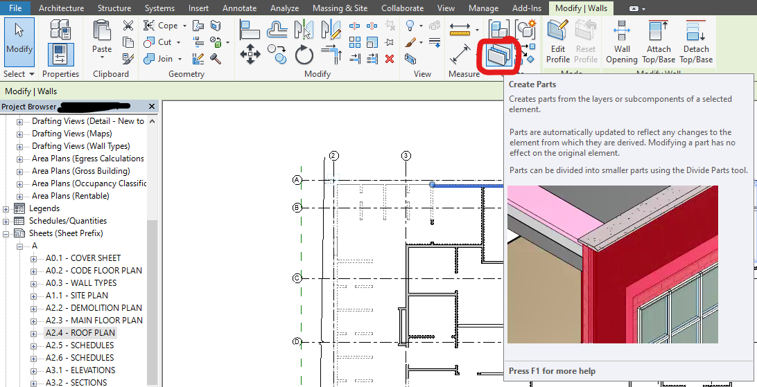 Solved: is there a way to "explode" a wall, in order to stretch certain ...