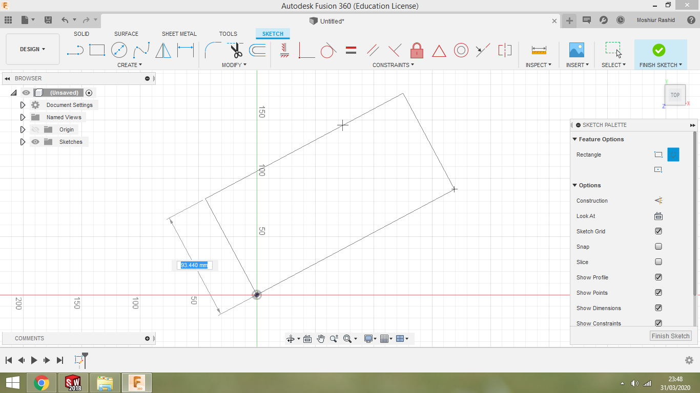 Solved: Rotate Sketch Axis - Autodesk Community
