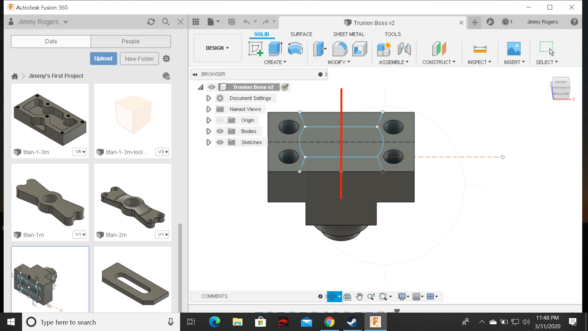 Solved: how to revolve this feature? - Autodesk Community