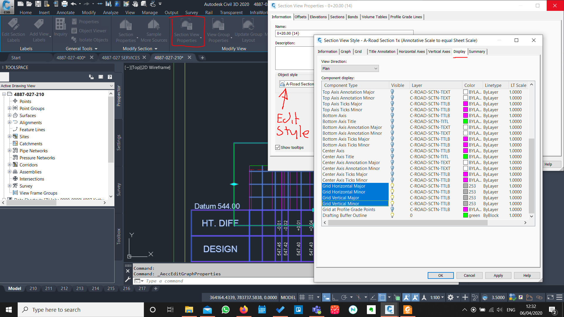 solved-section-grid-lines-changes-style-colour-transparency