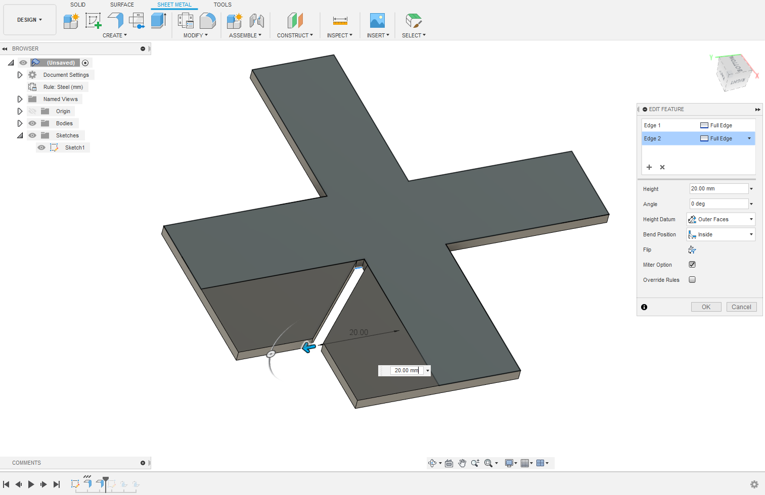 Solved: Resolving Flange with Intersecting Body and Angled Flange Options... - Autodesk Community