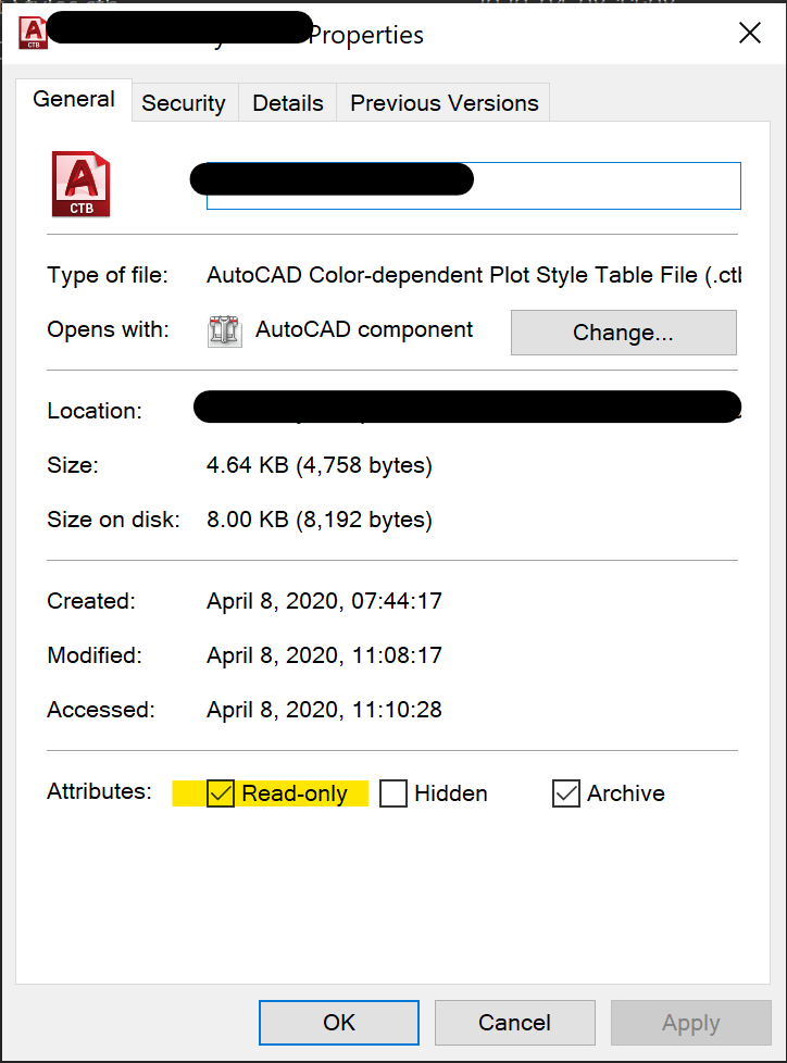 Solved: Locking .ctb or .stb files - Autodesk Community