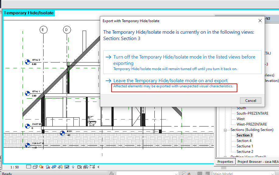 Revit to CAD Exporting Problem (Missing, invisible object and line) - Autodesk Community