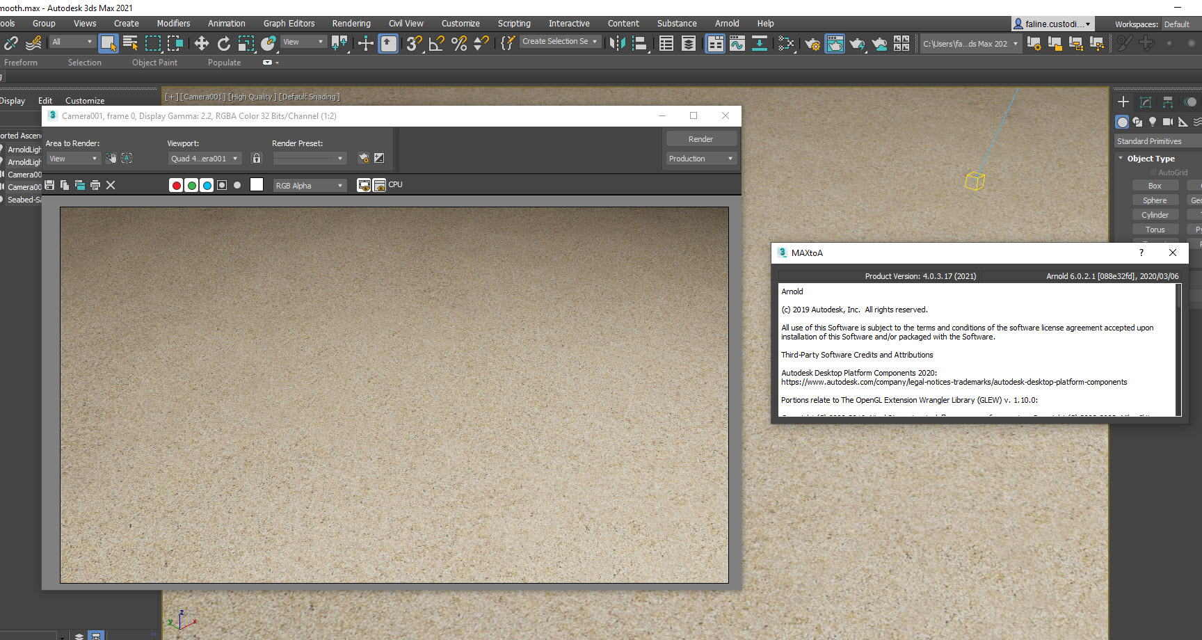 Solved: Thin black lines between tiled textures when rendering. - Autodesk Community