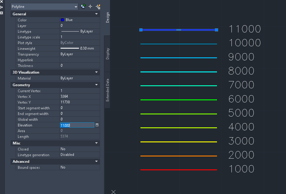 Lisp for Coloring entities by Elevation in GRB Colors (no RGB) - Autodesk Community