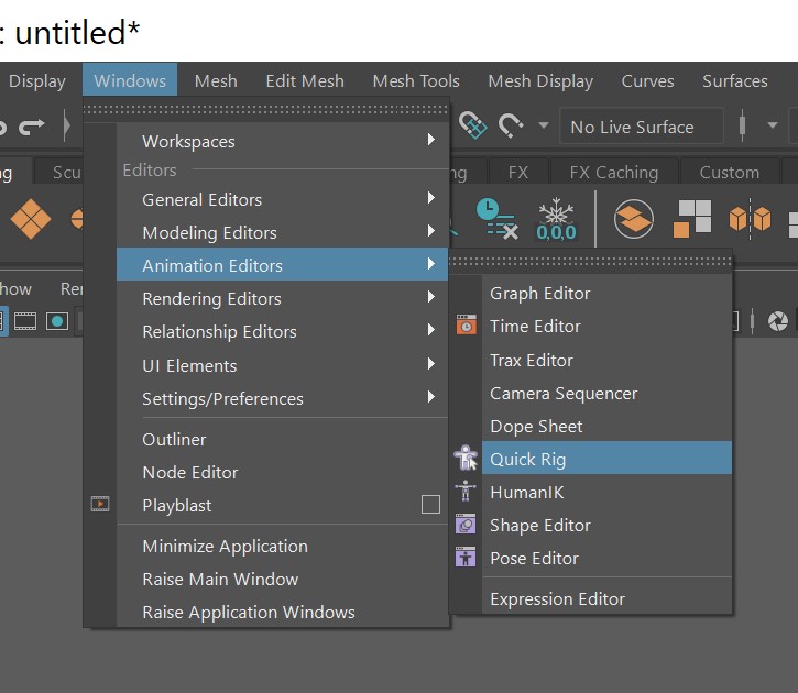 Quick Rig Tool Missing - Autodesk Community