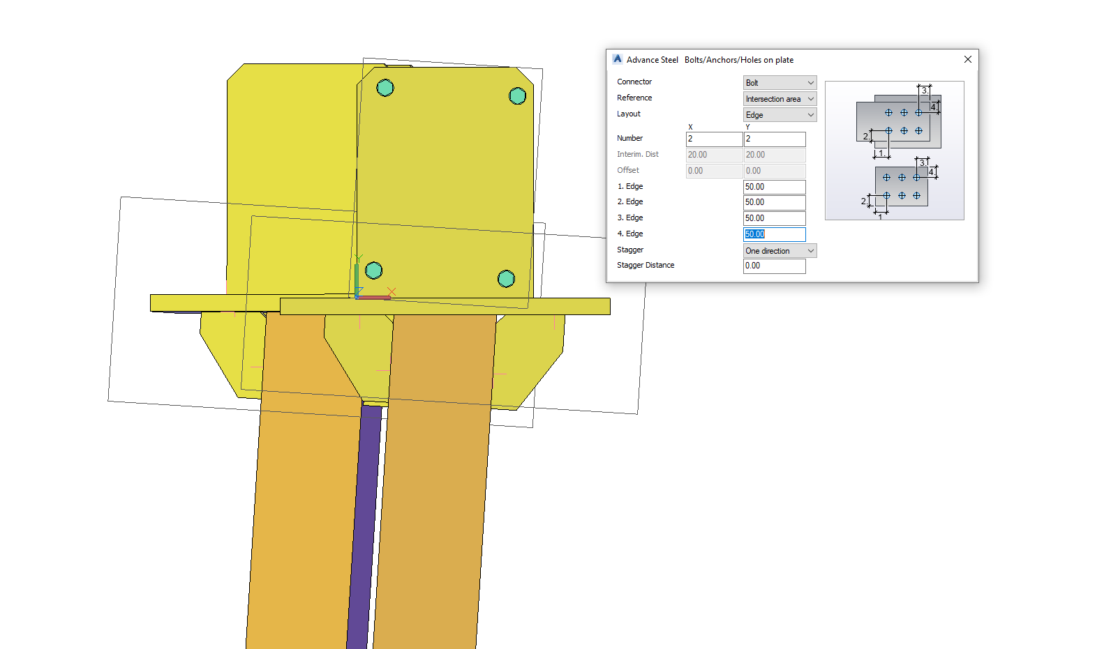 Holes on plate UCS/WCS - Autodesk Community
