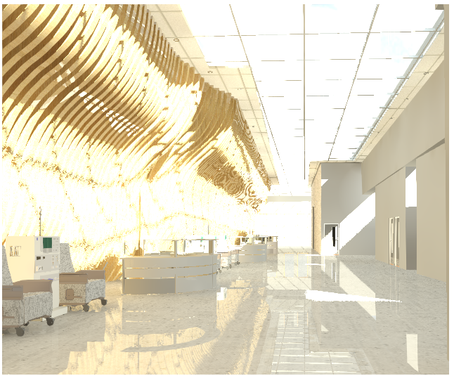 Redering is too bright, how do i get it back to the first one ...