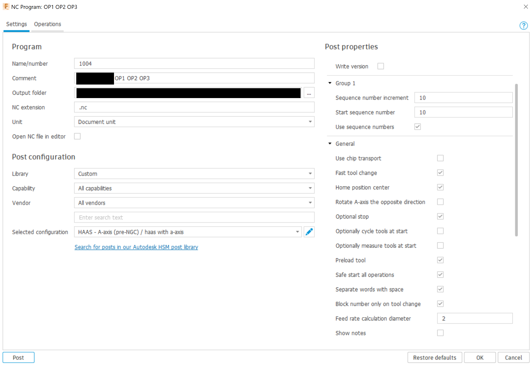 Solved: Haas with a-axis post block delete crash risk - Autodesk Community