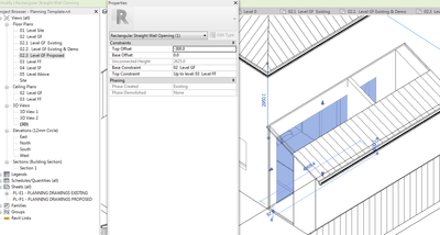 Solved: Phasing - opening in wall - Autodesk Community