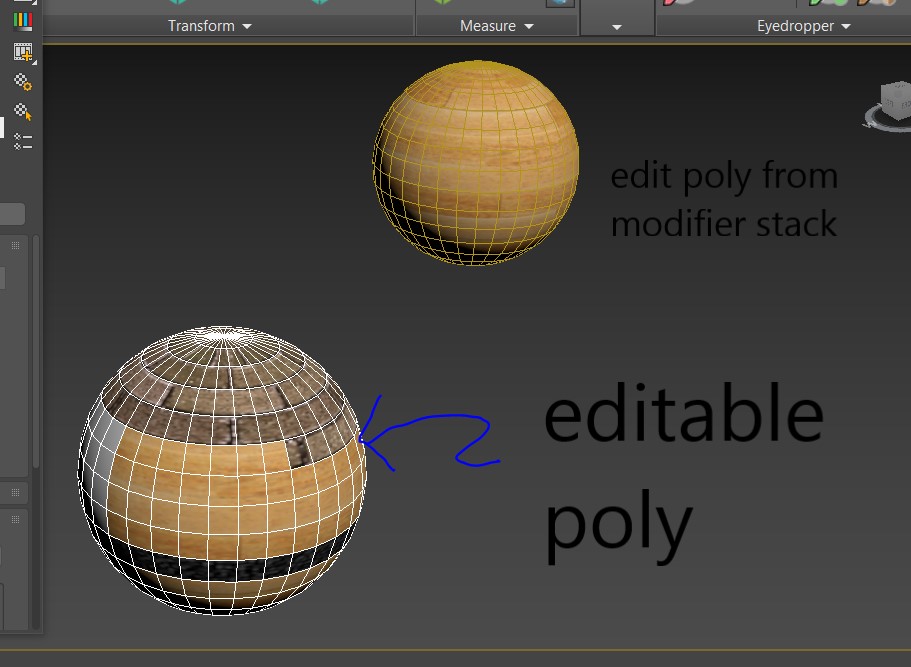 Solved: Assign material to sub-object selection in poly edit mode ...