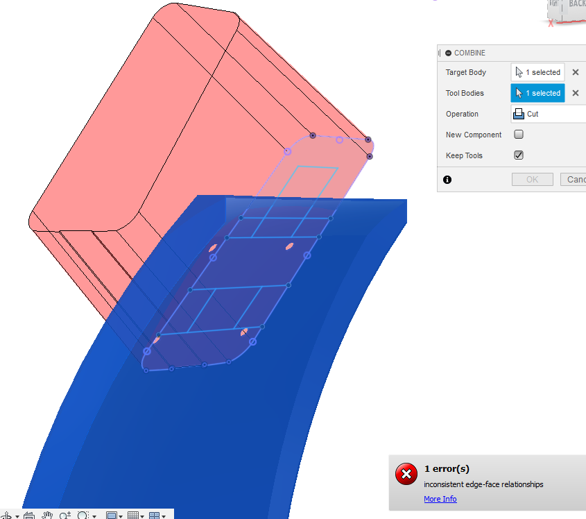 Why won't it do this Extrude/Cut? - Autodesk Community