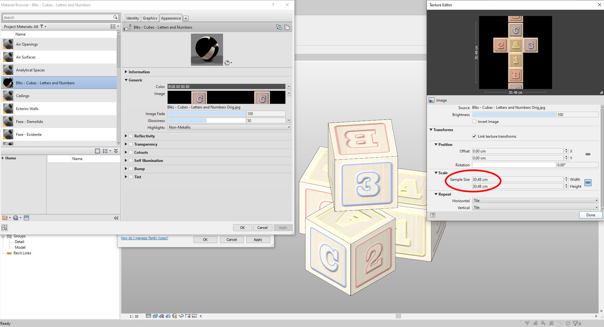 Solved: How to Apply Texture on all sides of the Cube - Autodesk Community