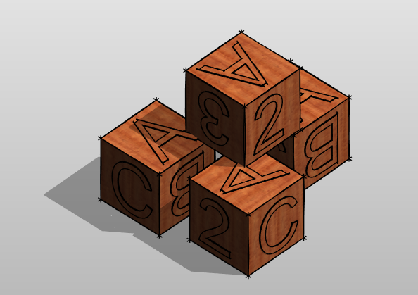 Solved: How to Apply Texture on all sides of the Cube - Autodesk Community