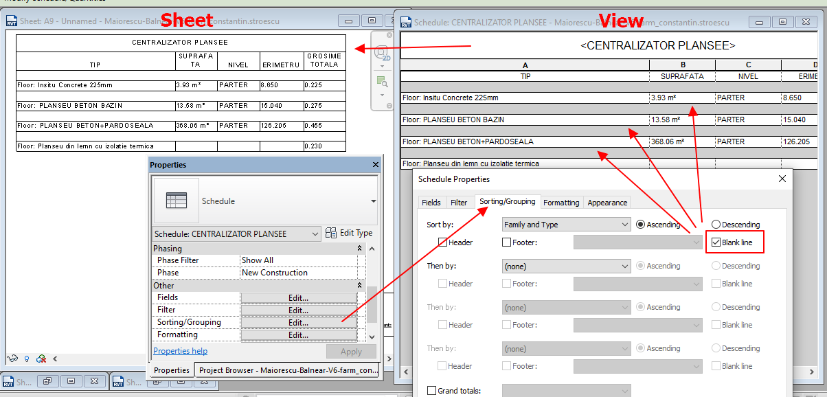 Solved: Schedule: Stripe Rows - Autodesk Community