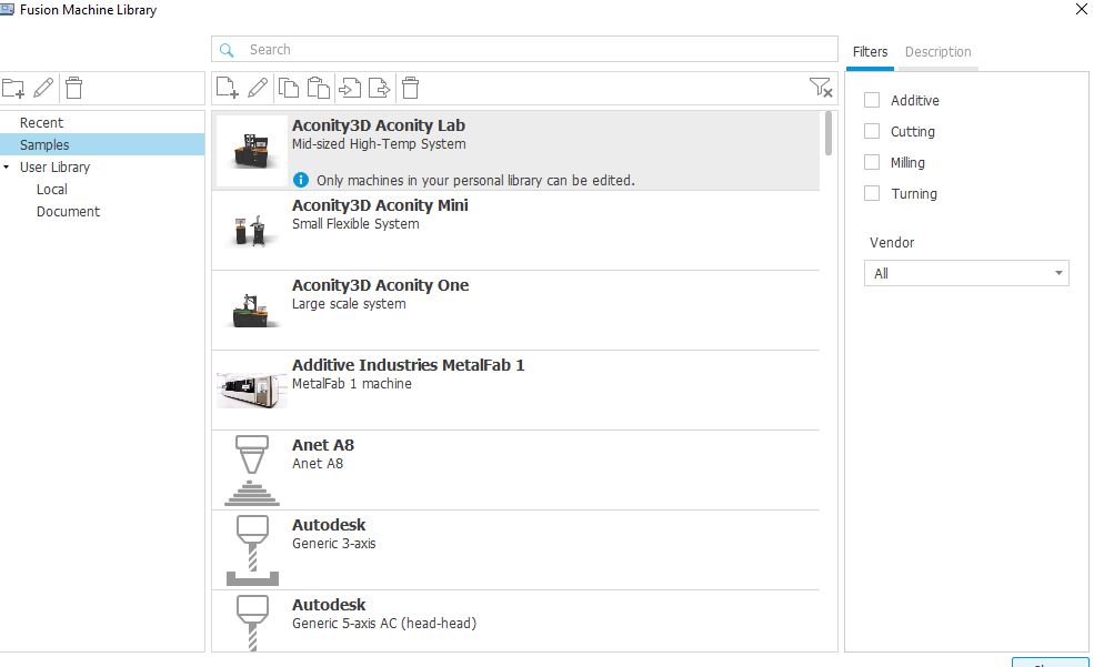 Solved: How to find Machine Configurations? - Autodesk Community