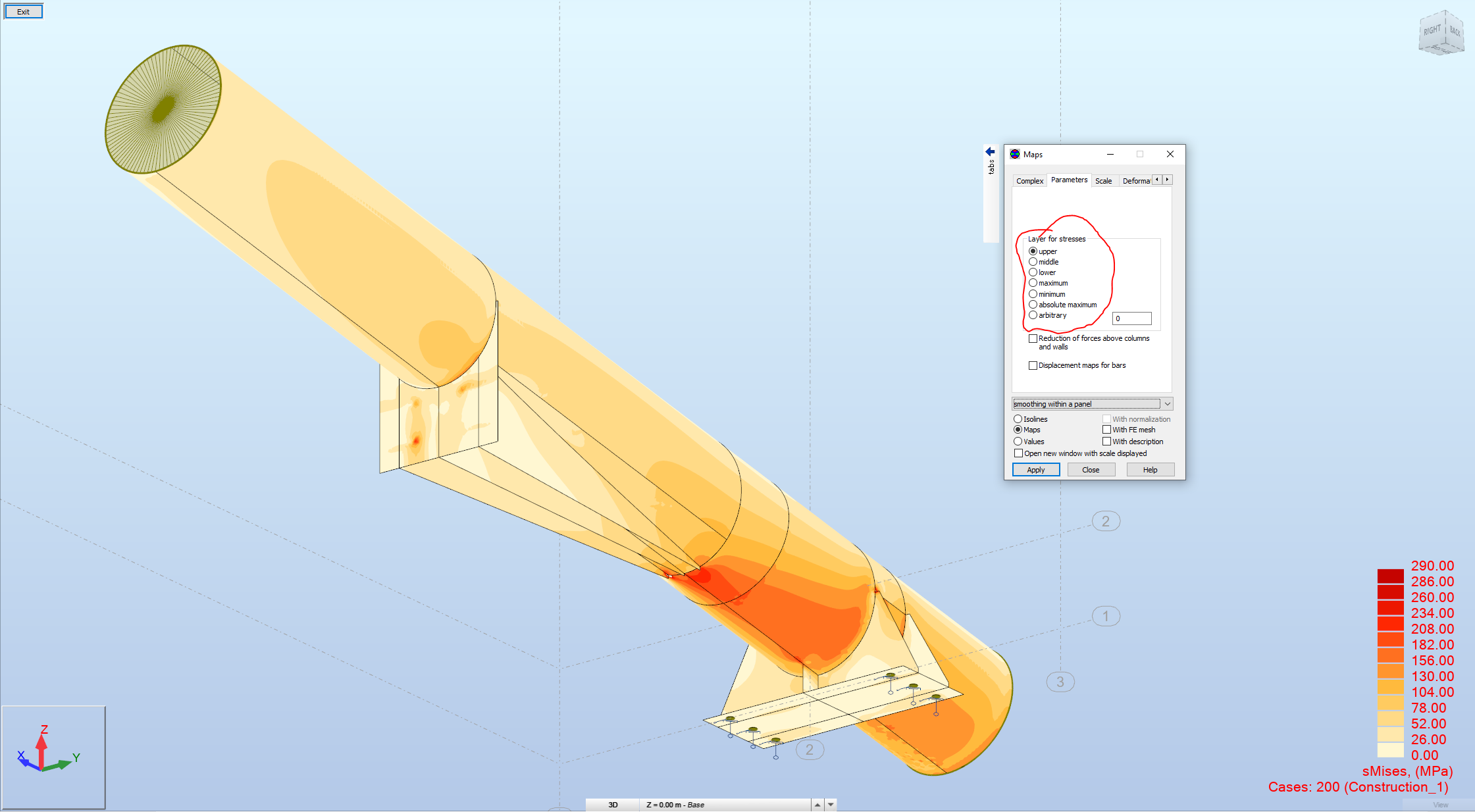 Shell Elements Results Display Through Thickness when Shell Thickness Turned ON - Autodesk Community