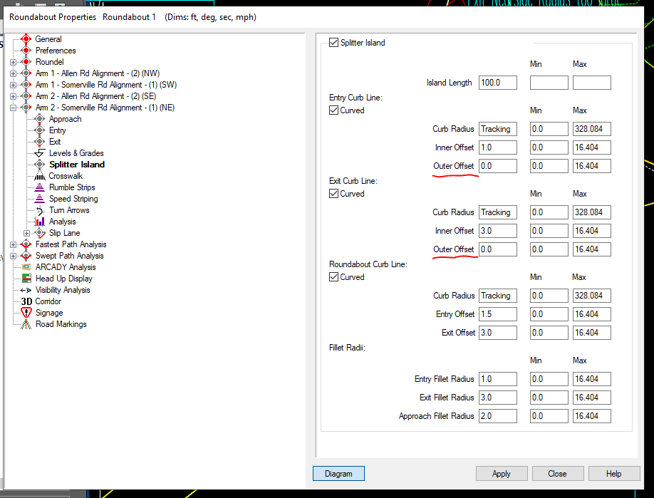 Solved: Roundabout Splitter Island - Autodesk Community