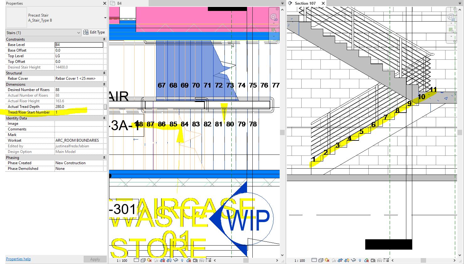 Solved: Problem: Stair Tread Number Different on Plan VS Section ...