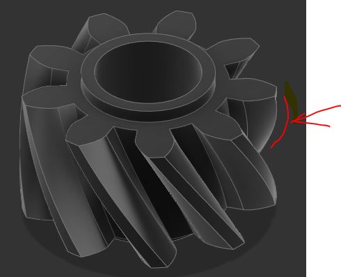 Solved: Helical Gear using sweep twist angle for a planetary gear ...