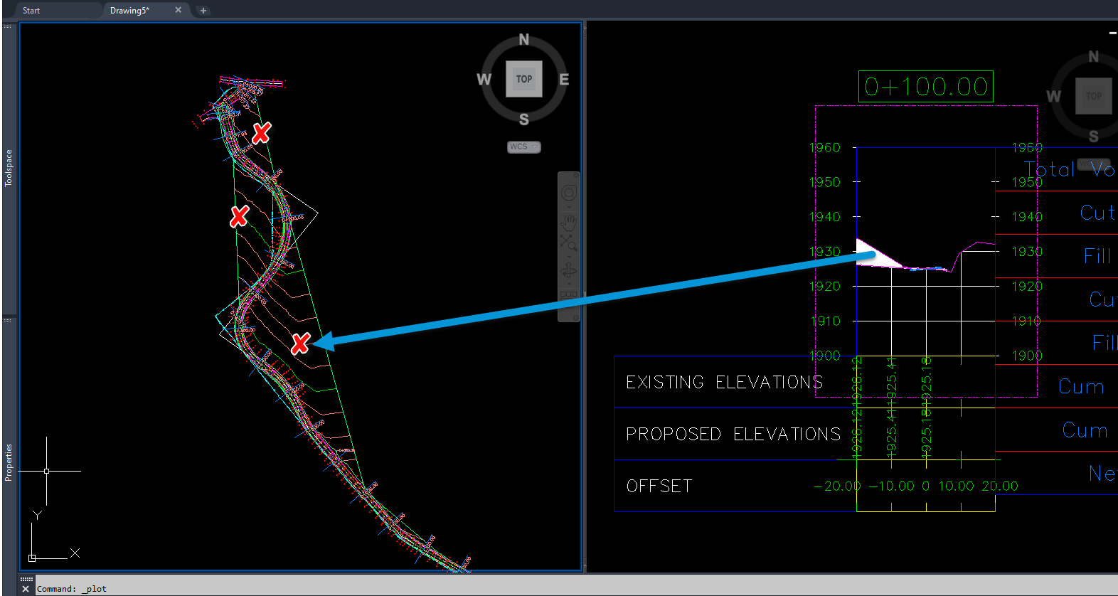 Solved: Civil 3d Keeps getting wrong sections and wrong cutting and ...