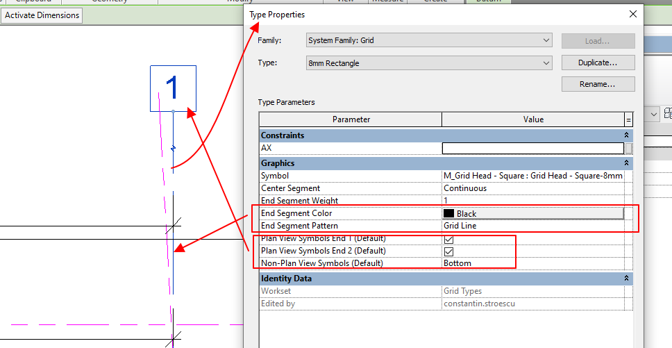 Solved: Problem with displaying grid bubbles and letters - Autodesk Community