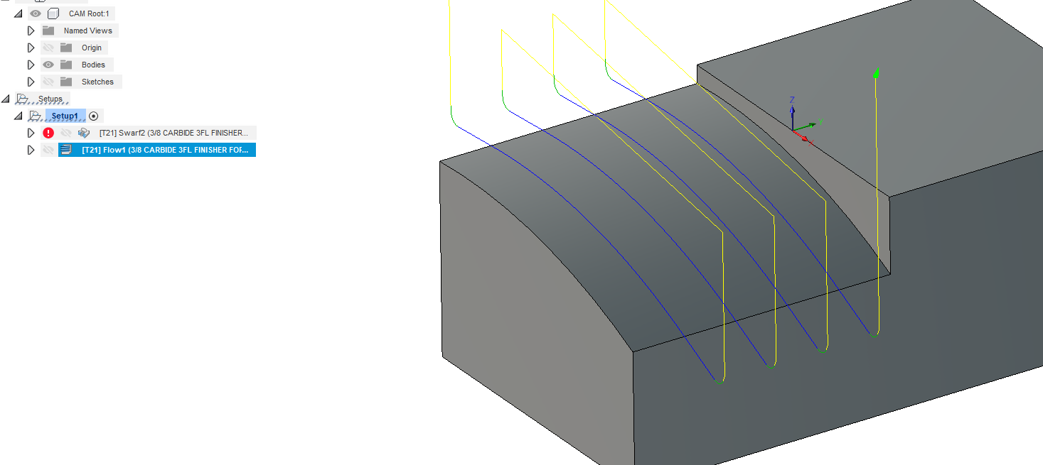 Solved: Toolpath for machining normal to a surface? - Autodesk Community