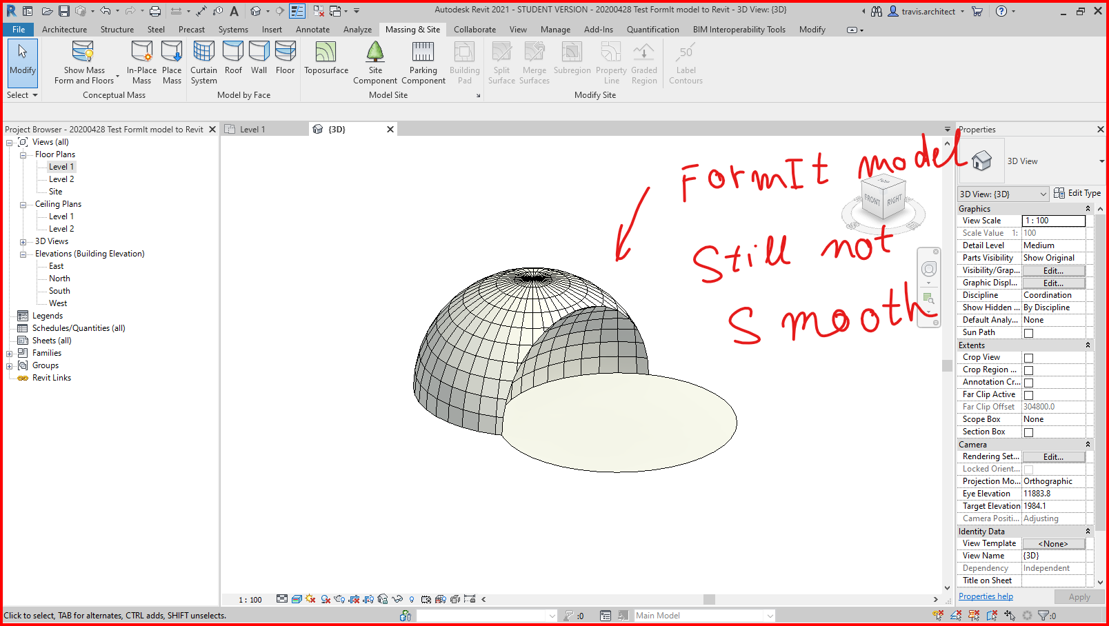 Solved: How to Keep smooth surface from Fusion 360 to Formit? - Autodesk Community