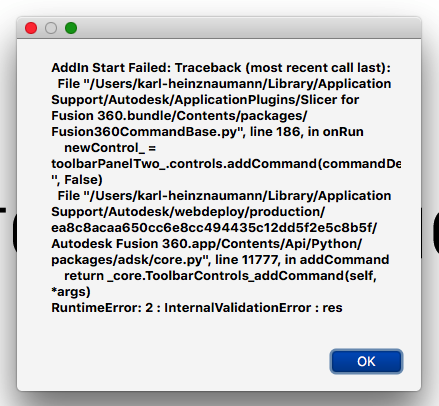 Fehlermeldung beim Start von FUSION 360 - Autodesk Community