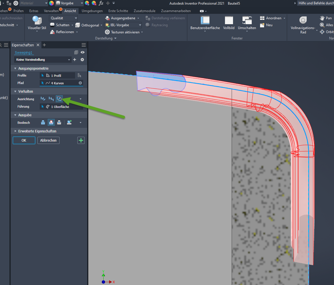 Gelöst: Inventor: wie Prägung über 90° an abgerundetem Volumenkörper ...