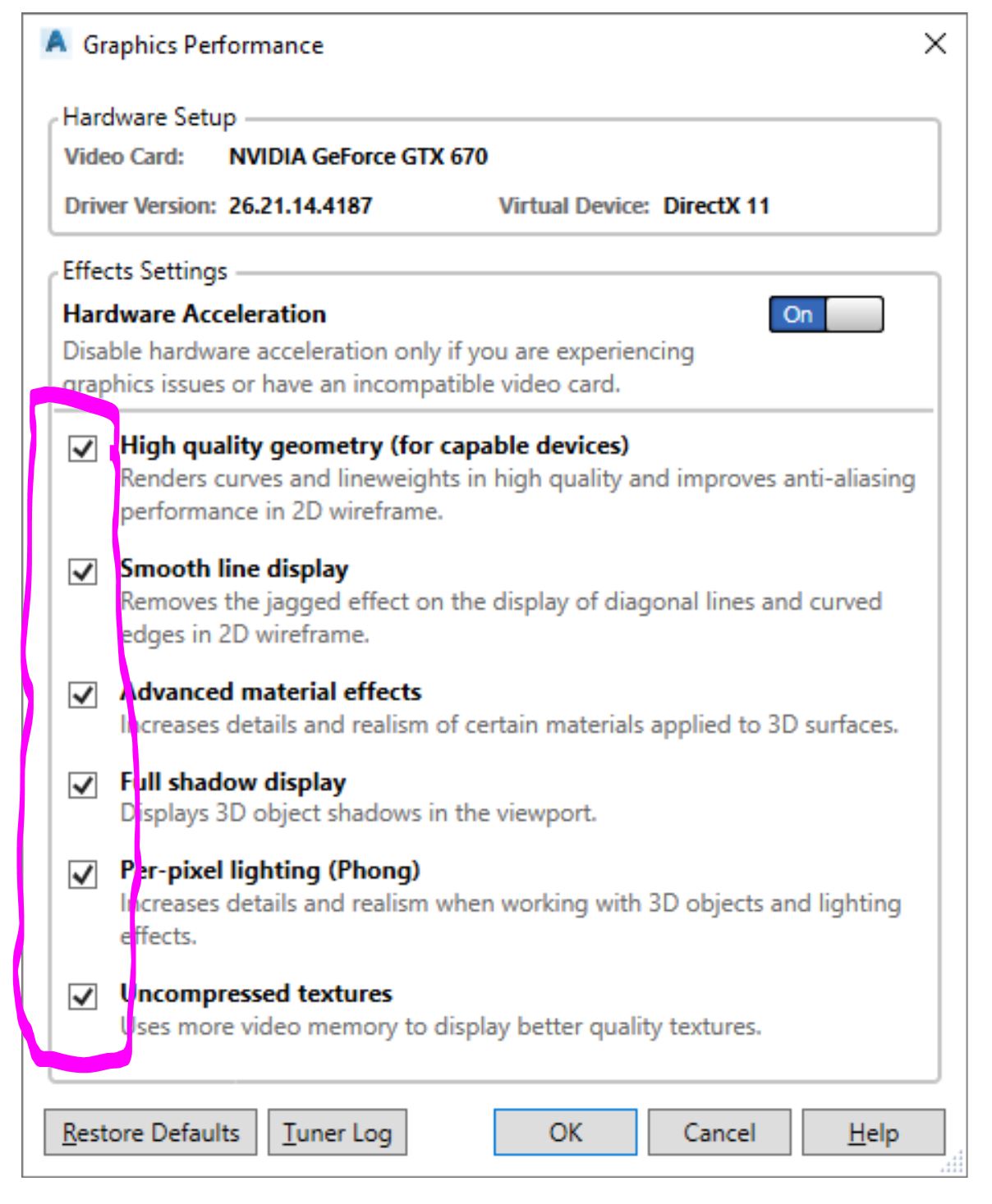 Solved: 3D Display Performance Notification - Autodesk Community