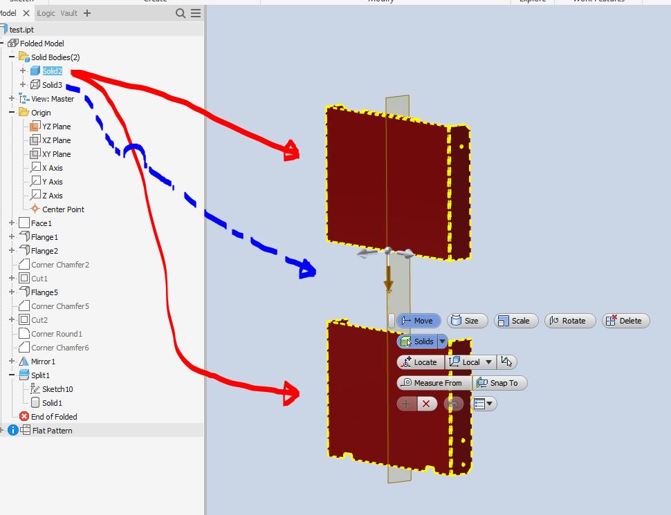 Solved: Inventor Sheet Metal Flat Pattern From Body With Overridden Rule Not Supported ...