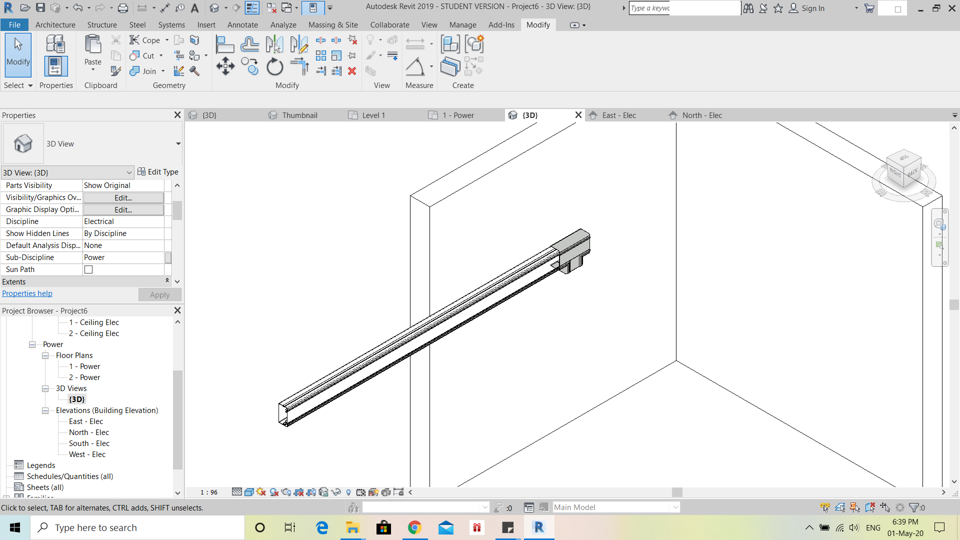 Solved: Visibility & Visual Style problem (Electrical trunking ...