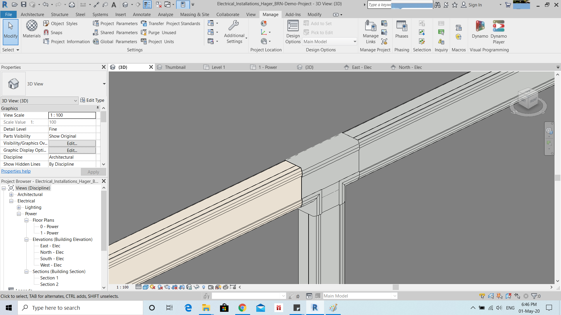 Solved: Visibility & Visual Style problem (Electrical trunking ...