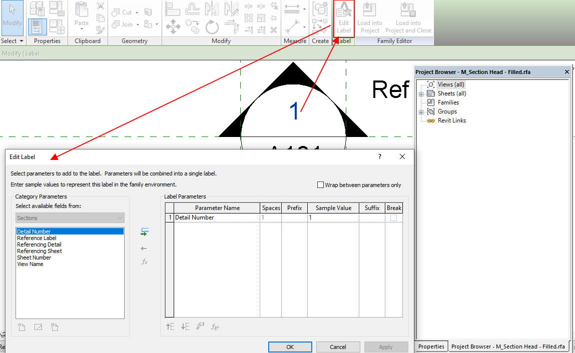 Solved: Section Tag - changing both head & tail - Autodesk Community