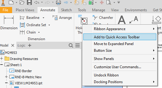 Solved: Moving section view to quick access toolbar - Autodesk Community
