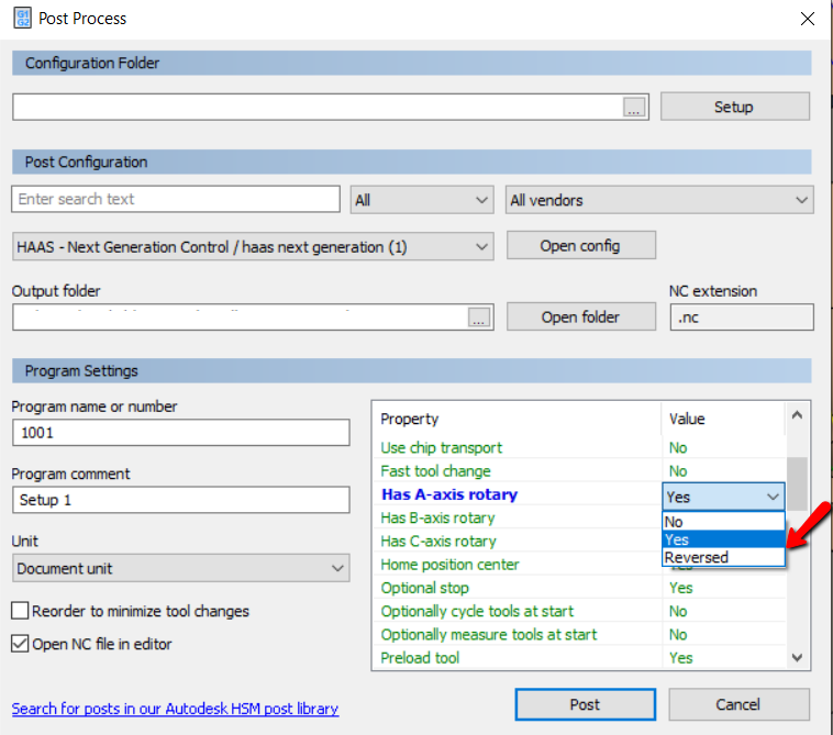 Solved: reverse 4th axis - Autodesk Community